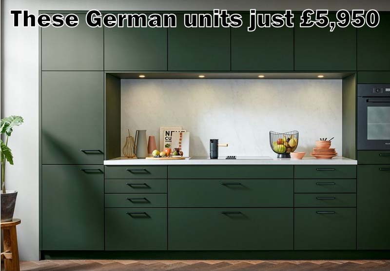 How to get a German kitchen for less than a budget kitchen.