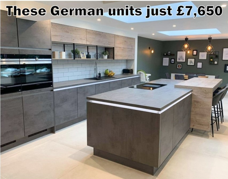 German kitchen brand launches stunning stone veneer kitchen