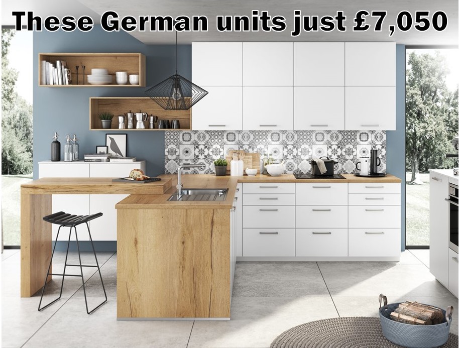 How to get a German kitchen for less than a budget kitchen.