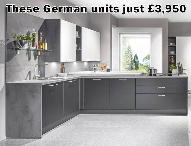 How to get a German kitchen for less than a budget kitchen.