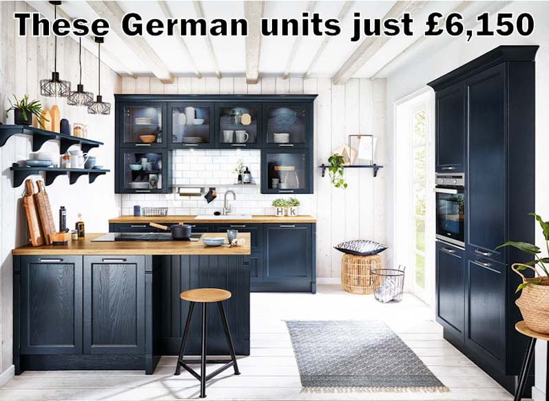 How to get a German kitchen for less than a budget kitchen.