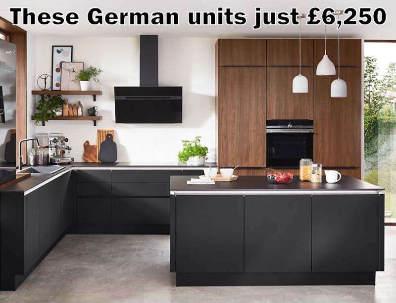 How to get a German kitchen for less than a budget kitchen.