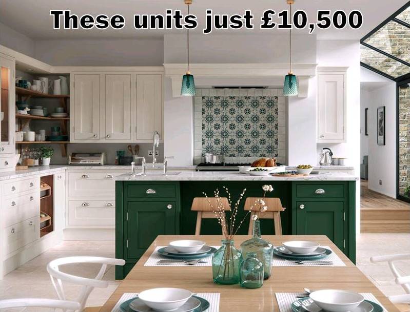 Luxury bespoke hand made kitchens for a fraction of the price