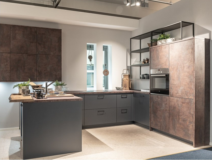 German kitchen brand launches stunning stone veneer kitchen