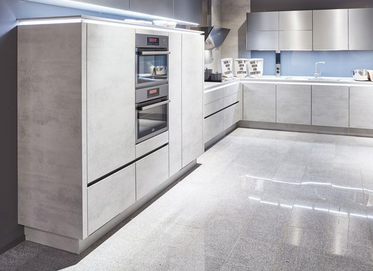 German kitchen brand launches stunning stone veneer kitchen