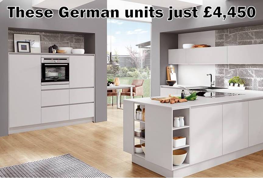 How to get a German kitchen for less than a budget kitchen.