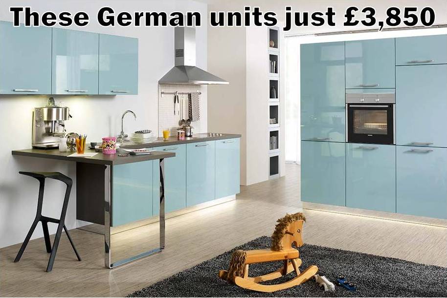 How to get a German kitchen for less than a budget kitchen.