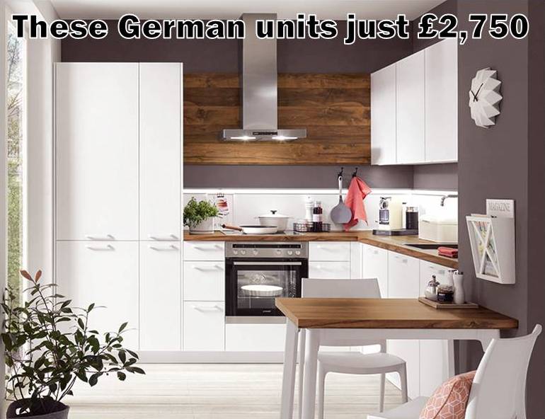 How to get a German kitchen for less than a budget kitchen.