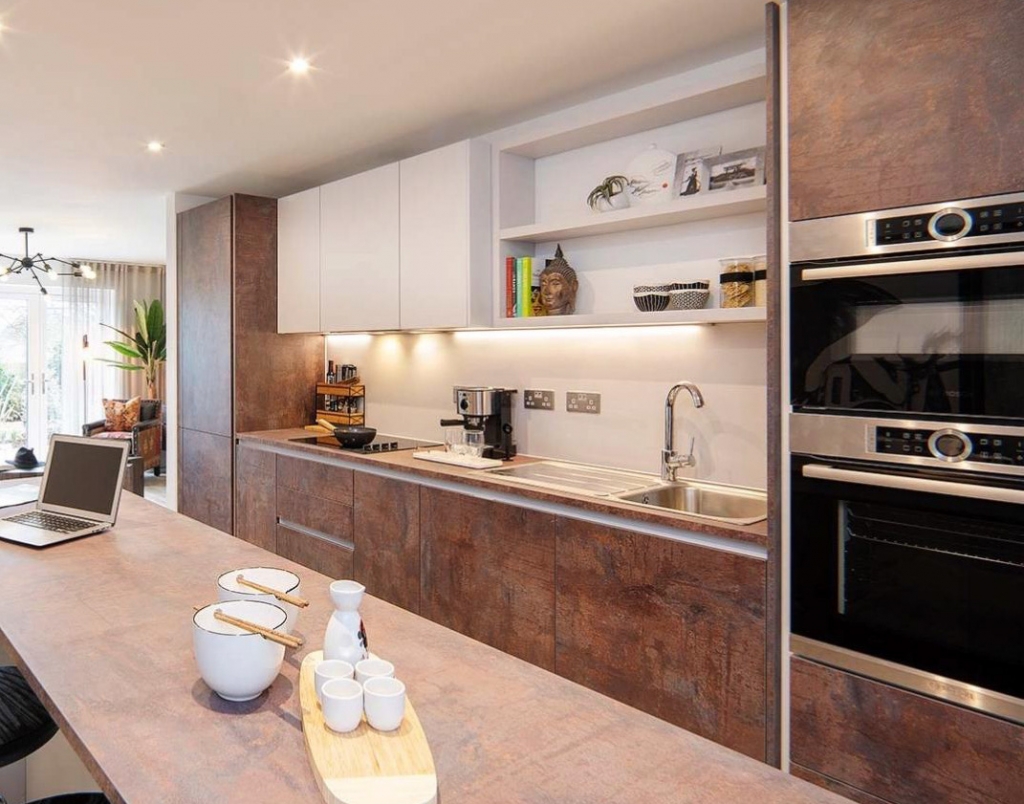 German kitchen brand launches stunning stone veneer kitchen